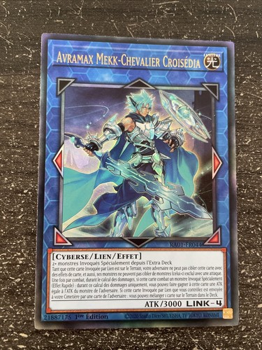 CARTE YU-GI-OH! AVRAMAX MEKK-CHEVALIER CROISEDIA RA01-FR044 ULTIMATE ...