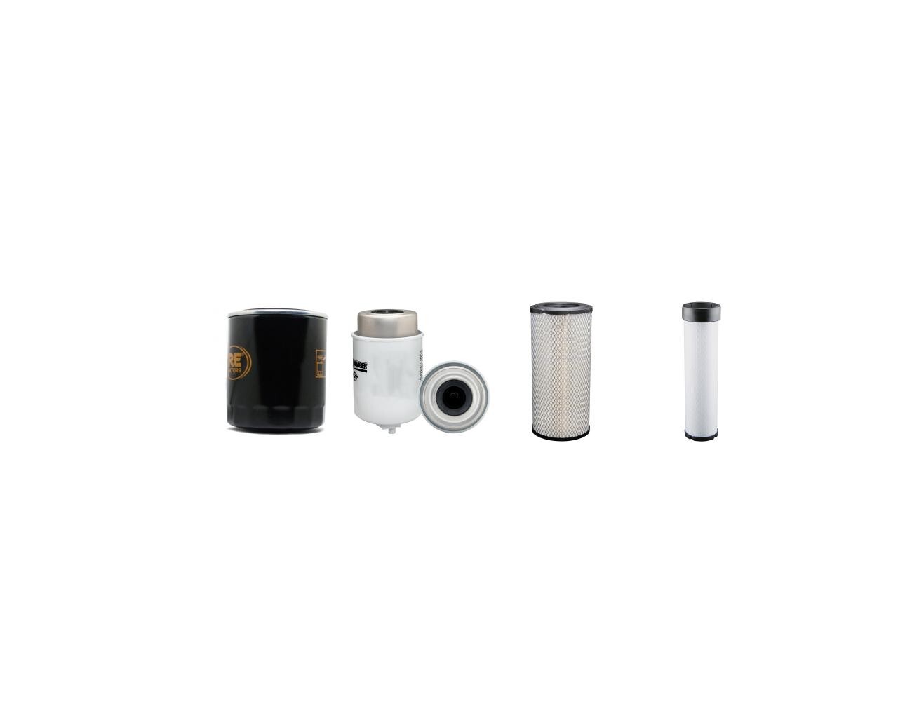Filter kit for CAT 267 B W / CAT Ing. YR2008-Air Oil Fuel 5059597149666 ...