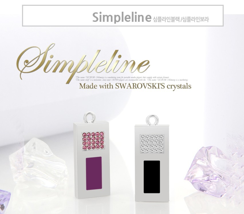 AXXEN U22 Ultra Luxury USB Memory 16GB USB 2.0 Swarovski Stone Jewelry ...