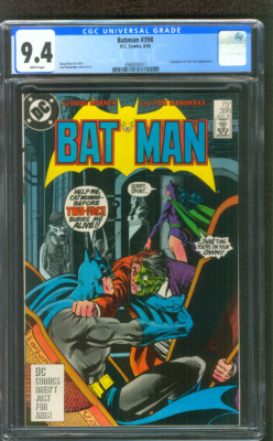 Batman 398 CGC 9.4 Catwoman Two-Face 4th Print Cover 8/1986 | eBay