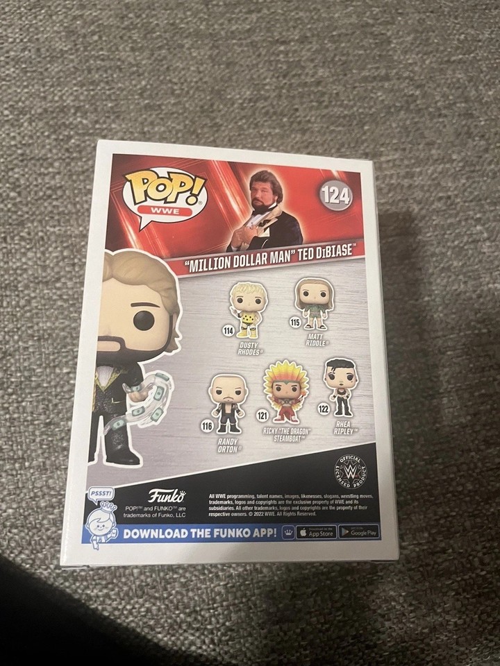 Funko Pop, Ted Dibiase, Million Dollar Man, WWE, New | eBay