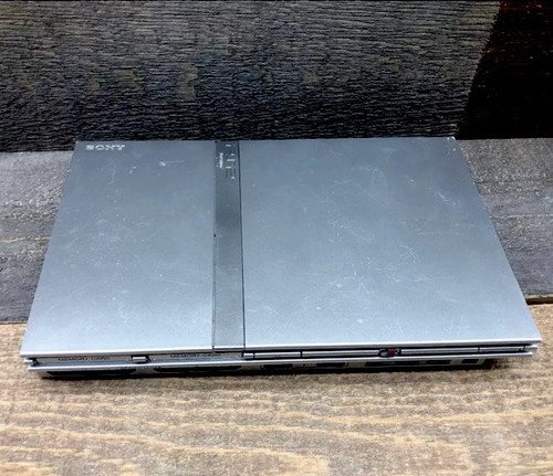 Sony PS2 Slim Silver Console Only PARTS OR REPAIR/AS IS/BROKEN | eBay
