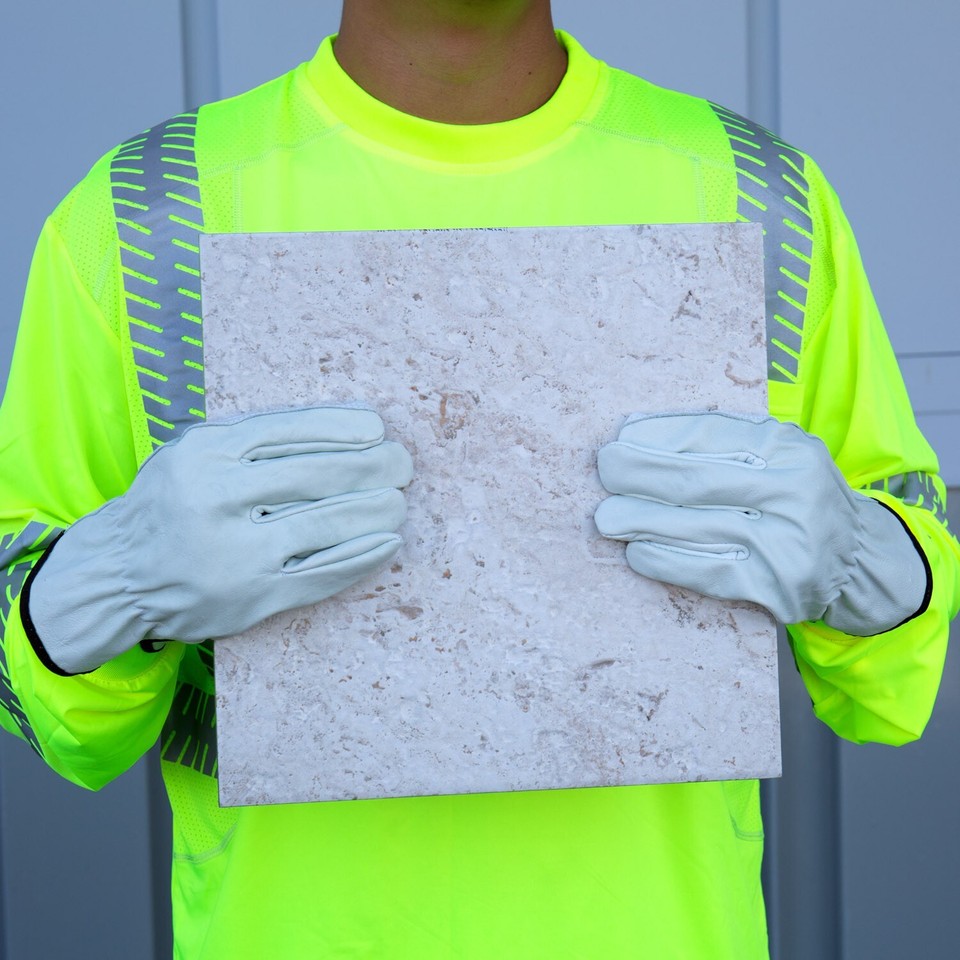 12- 100% Leather Cowhide Drivers Construction Roping Durable Work ...