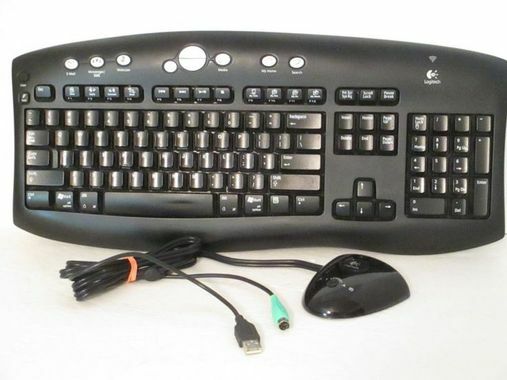 Logitech Cordless Keyboard & "Ball" Cordless Mouse Bundle - Y-RH35 NOS ...