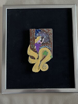 Disney Acme HotArt Rapunzel Day Dream LE 100 Jumbo Pin in Frame Tangled ...