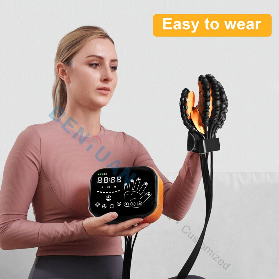 Rehabilitation Robot Glove Stroke Finger Exerciser Rehab Trainer Right ...