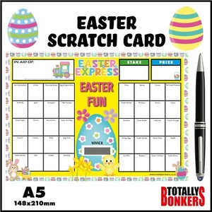 EASTER SCRATCH CARDS - FUNDRAISING - EGG - HUNT - EASTER | eBay