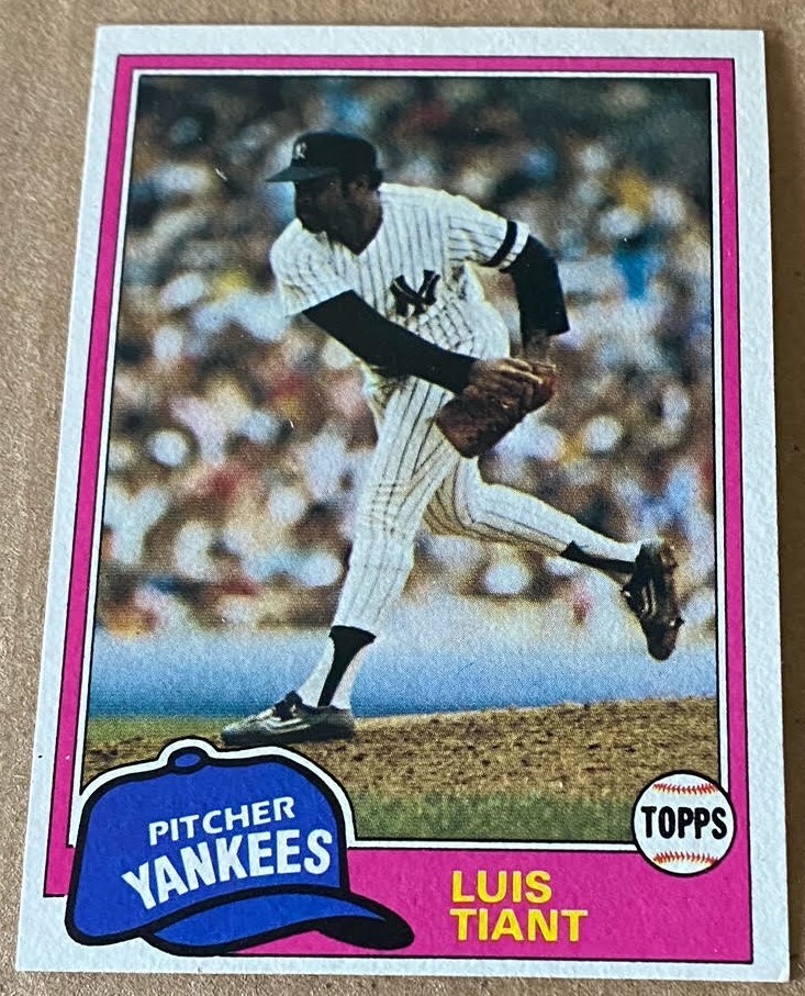 LUIS TIANT 1981 TOPPS Card #627 EX-MT Condition | eBay