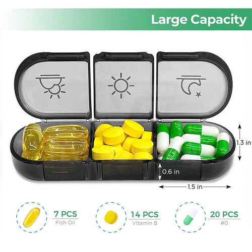 7 Day Storage Weekly Container Takeaway Organizer Pill Box Vitamin ...