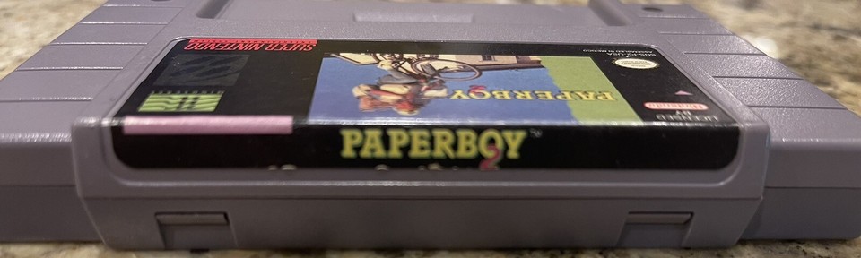 Paperboy 2 (Super Nintendo SNES, 1991) Authentic Game Cartridge Only ...