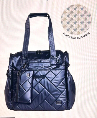METALLIC INDIGO LUG QUILTED WEEKENDER BAG & TRAVEL POUCH-SAUNTER | eBay
