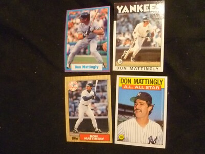 Don Mattingly trading cards lot of 4 different | eBay