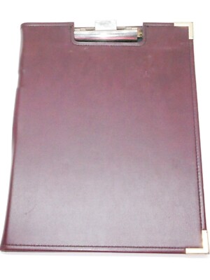 Vintage Hazel Vinyl Legal Writing Note Pad Holder Portfolio with ...