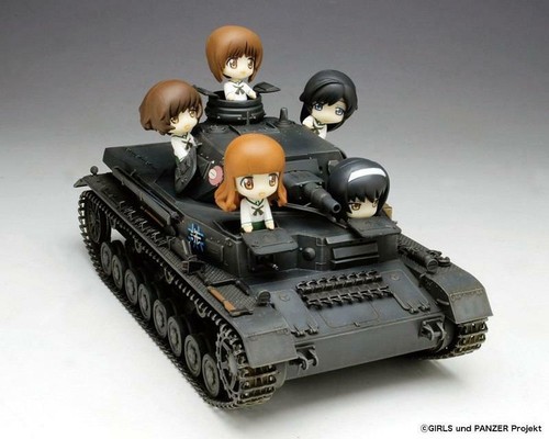 Girls Und Panzer PLATZ Panzer IV Ausf.D Tank Ankou Team Version 1/35 ...