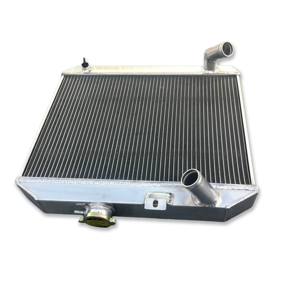 3 Row Aluminum Radiator+Fan For 1941-1952 Jeep Willys MB/CJ-2A/M38/Ford ...