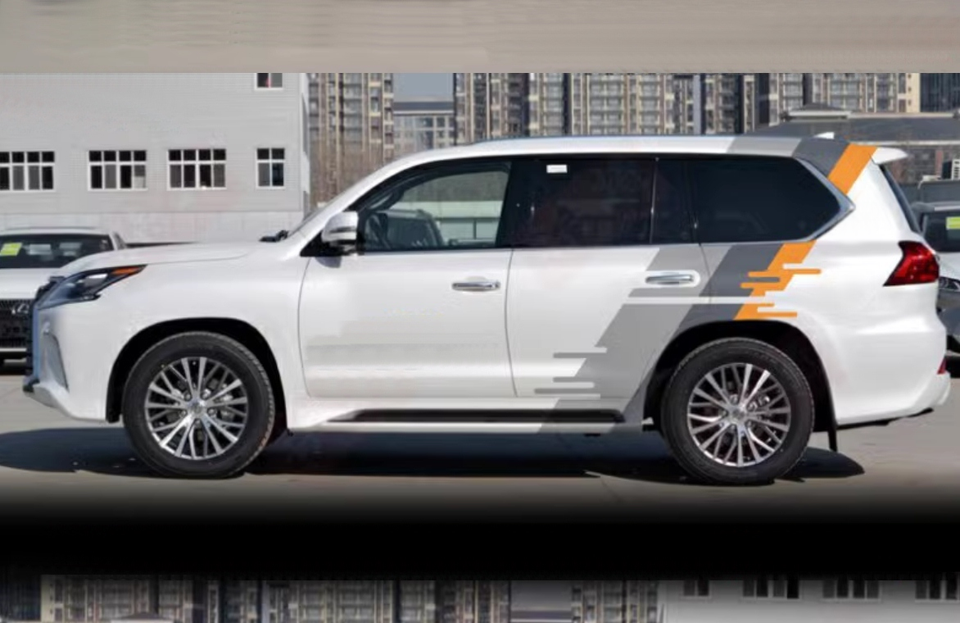 Racing Sport Stripe Graphics Car Sticker For Lexus Lx570 Gx400 Side ...