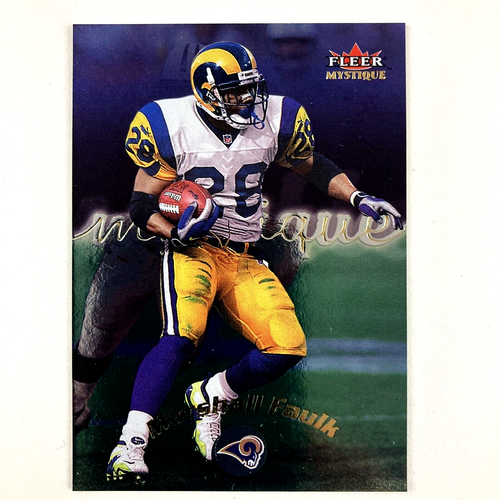 Marshall Faulk 2000 Fleer Mystique Card #78 NFL St. Louis Rams | eBay