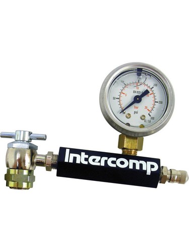 Intercomp Shock Inflator and Gauge 0-300 psi Mechanical Analog White ...