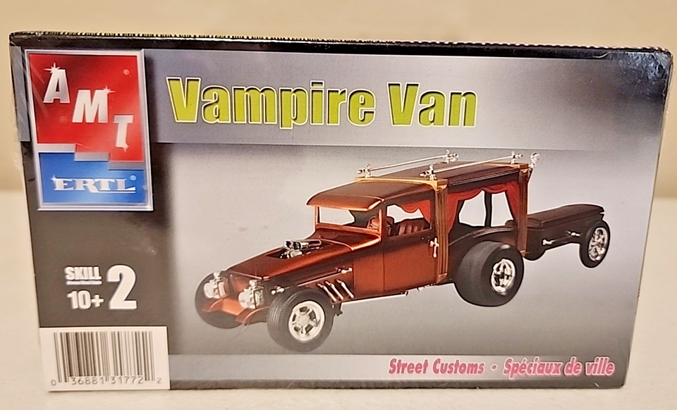 AMT Vampire Van Street Customs Kit # 31772 Factory Sealed 1:25 ...