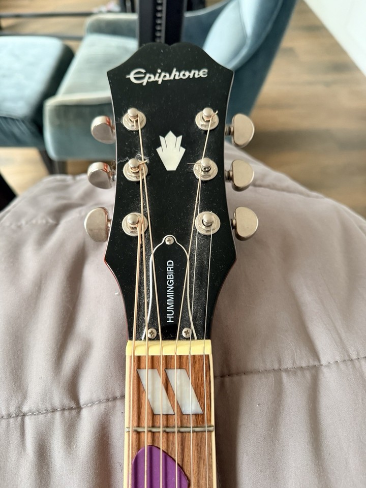 Epiphone Hummingbird Pro Electro-Acoustic Guitar | eBay UK