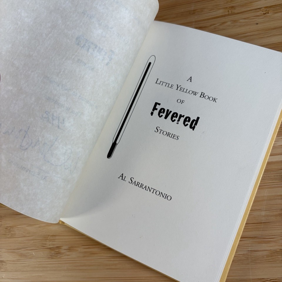 A Little Yellow Book Of Fevered Stories /500 Numbered Signed Al ...