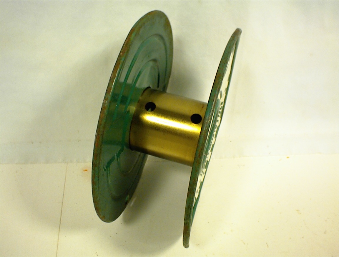 VINTAGE TUFSTEEL GALVANIZED ELECTRIC FENCE WIRE SPOOL CHICAGO ILL WIRE ...
