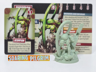 SCORPION - ZOMBIE Zombicide MARVEL ZOMBIES Kickstarter Exclusive CMON ...