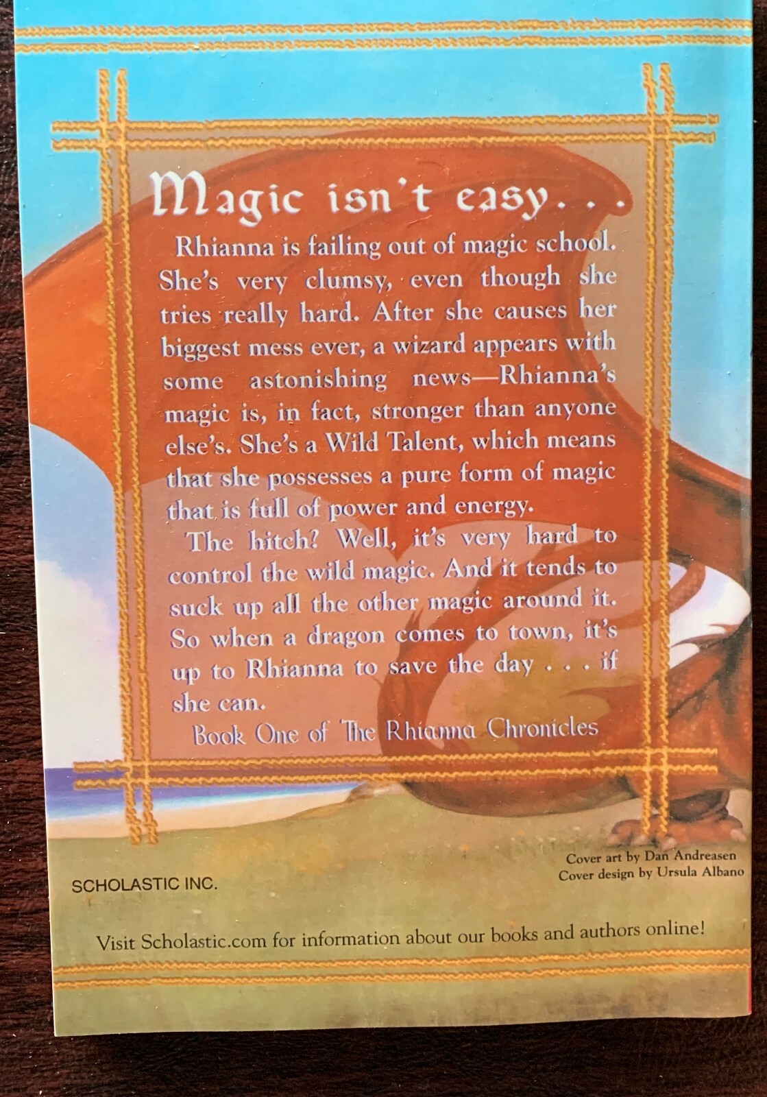 Girl The Dragon & The Wild Magic by Dave Luckett ARC Advanced Readers ...