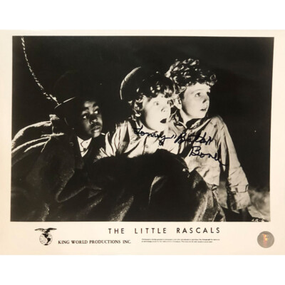 Tommy Bond Autographed Little Rascals 8X10 Photo | eBay