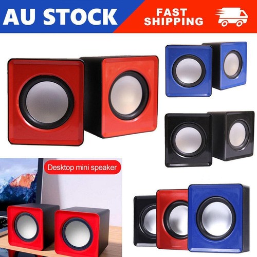 USB Power Mini Computer Speaker Stereo Music Loudspeaker For Desktop PC ...