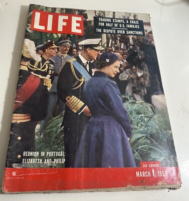 LIFE MAGAZINE-MARCH 4, 1957-QUEEN ELIZABETH II & PRINCE PHILIP ...