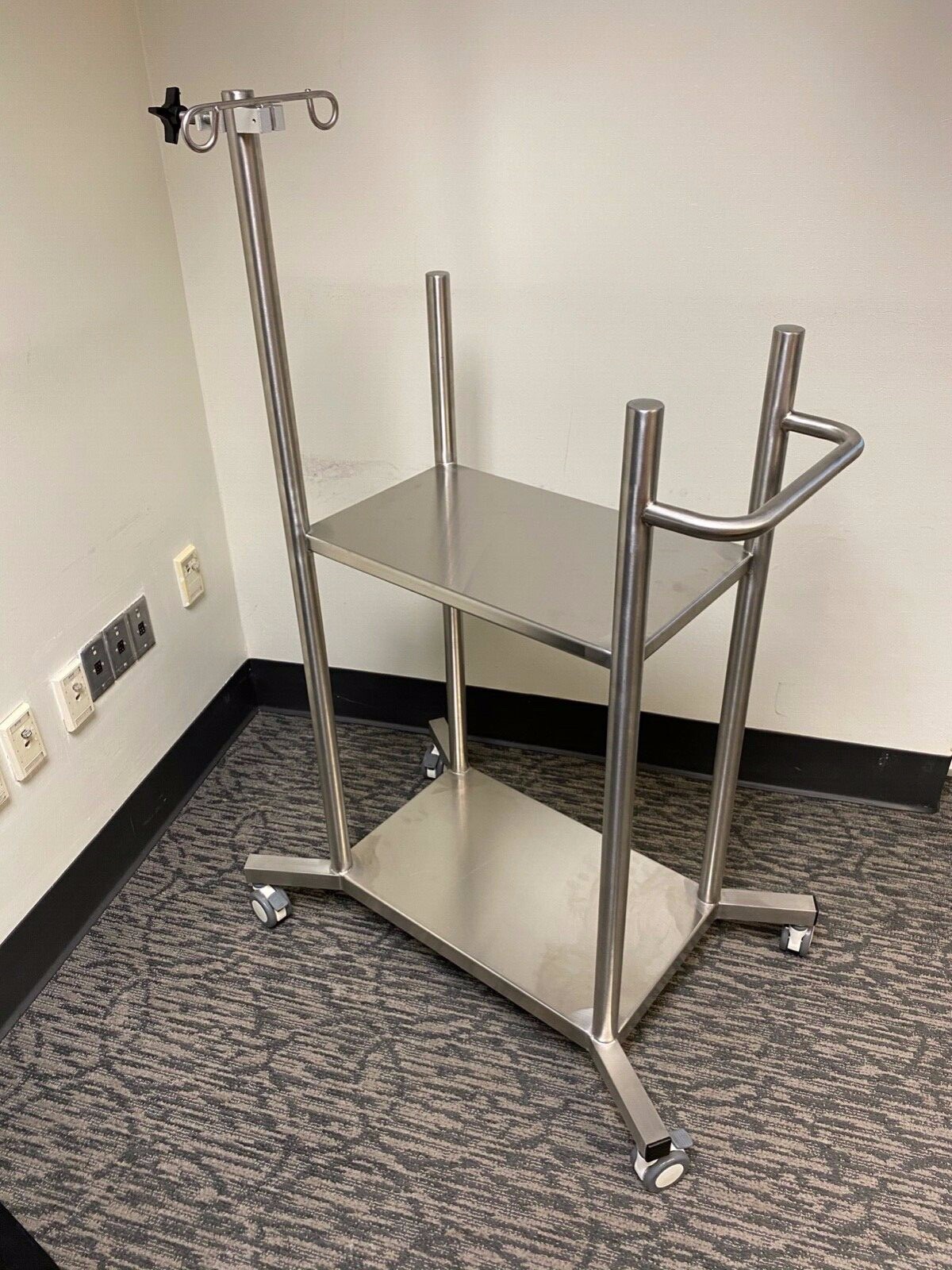 ECMO Cart - Mobile ECMO Cart - Hospital Grade Stainless Steel - Fits ...