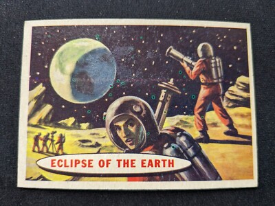 1957 Topps Space Card # 51 Eclipse of the Earth (EX) | eBay