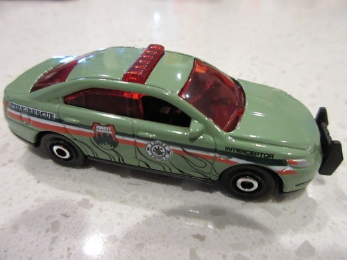 2010 Matchbox Ford Police Interceptor Fire Rescue Forest Ranger Diecast ...