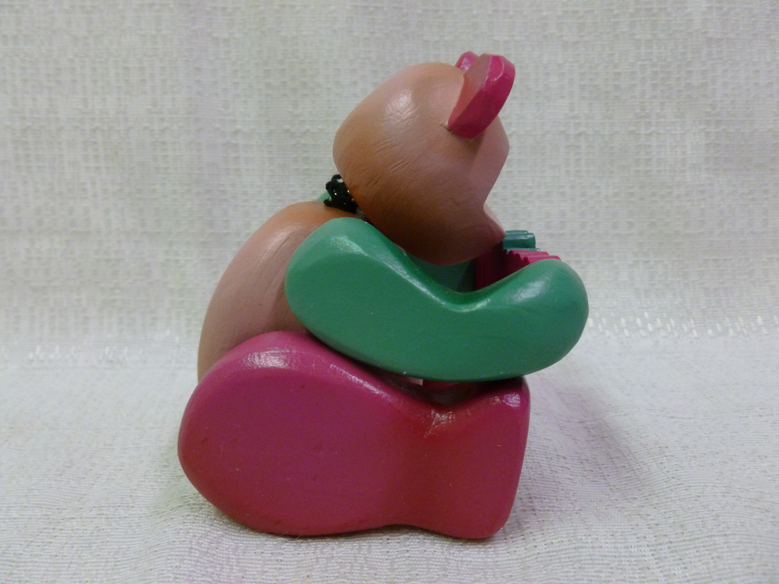 Celebration Wooden Gift Craft Pozy Teddy Bear Mom Is Love New Figurine ...