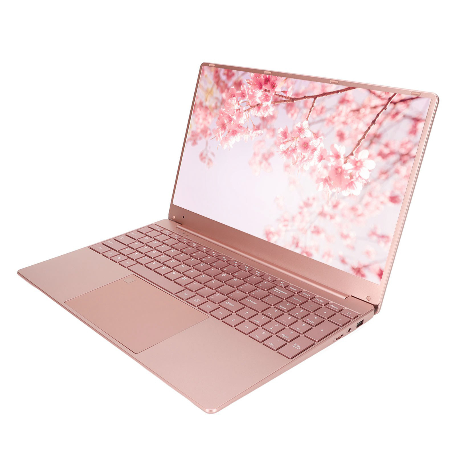 15.6in Laptop For N5095 CPU Pink Mini Laptop For Window11 With Fingerp ...
