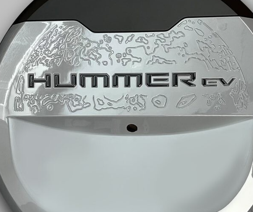 2024-2026 Hummer EV SUV Spare Tire Cover 3D ** LETTERING ** 19435233 ...