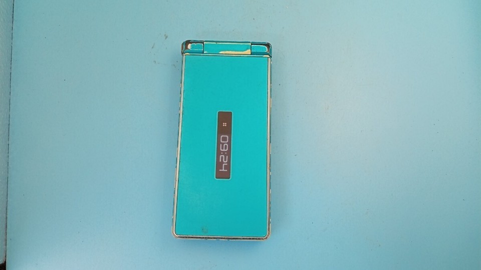 SHARP AQUOS KEITAI DOCOMO SH-06G Blue Android Flip Phone Unlocked From ...