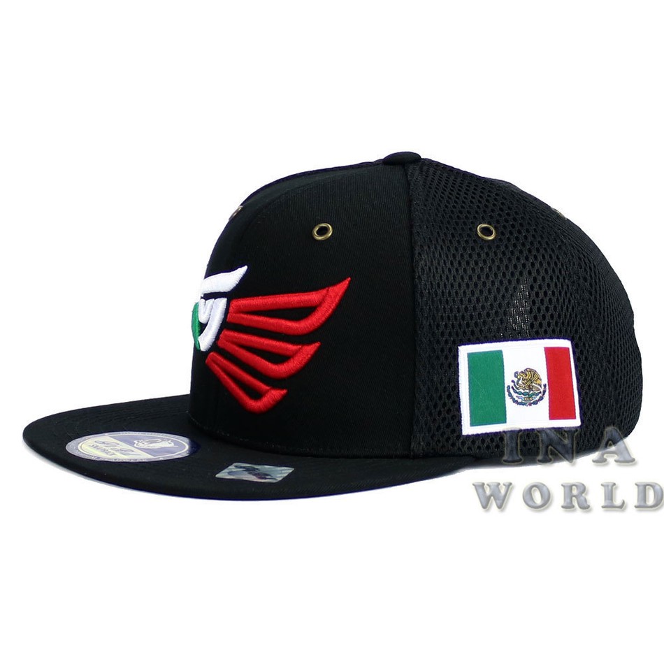 MEXICAN MEXICO hat cap HECHO EN MEXICO Eagle Snapback Micro Mesh ...