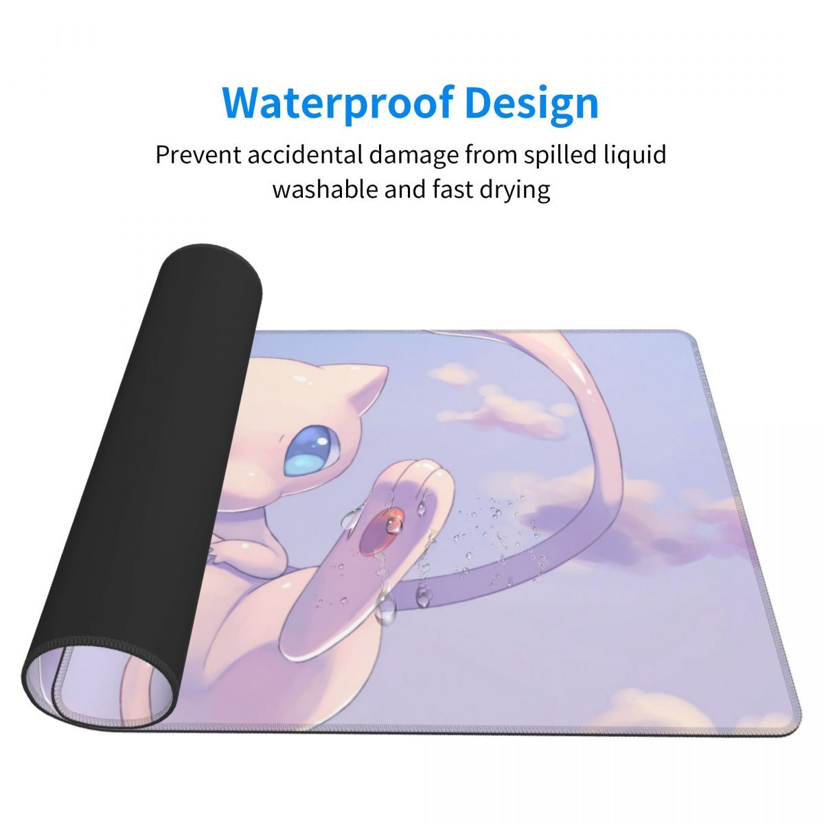 Board Card Game Pokemon Mew HD Print Mouse Pad PTCG CCG MTG Games Play ...