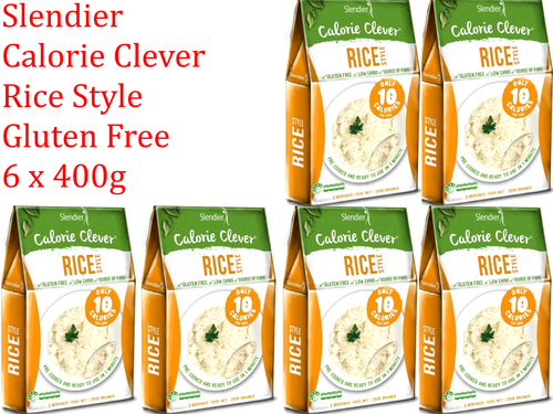 6 X 400g Slendier Calorie Clever Konjac Rice Style Gluten Soy Egg for ...