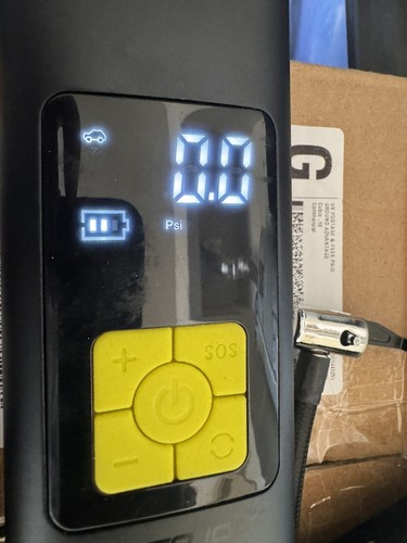 AUTO JOE 140 PSI Cordless Digital Inflator ATJ-CA100 Rechargeable ...