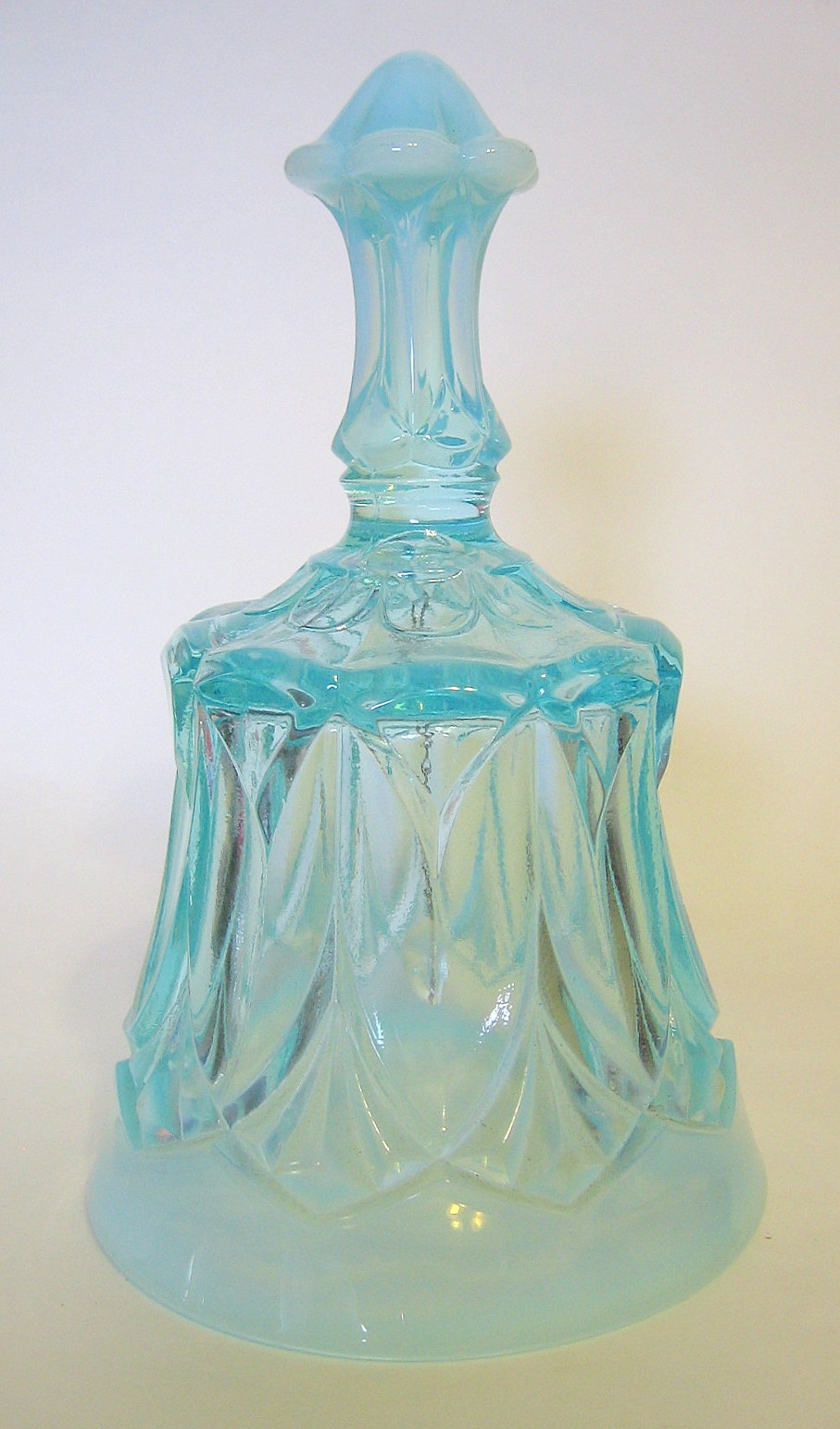 Fenton Blue Opalescent Glass Bell 6 to 7 Inches Unsigned | eBay