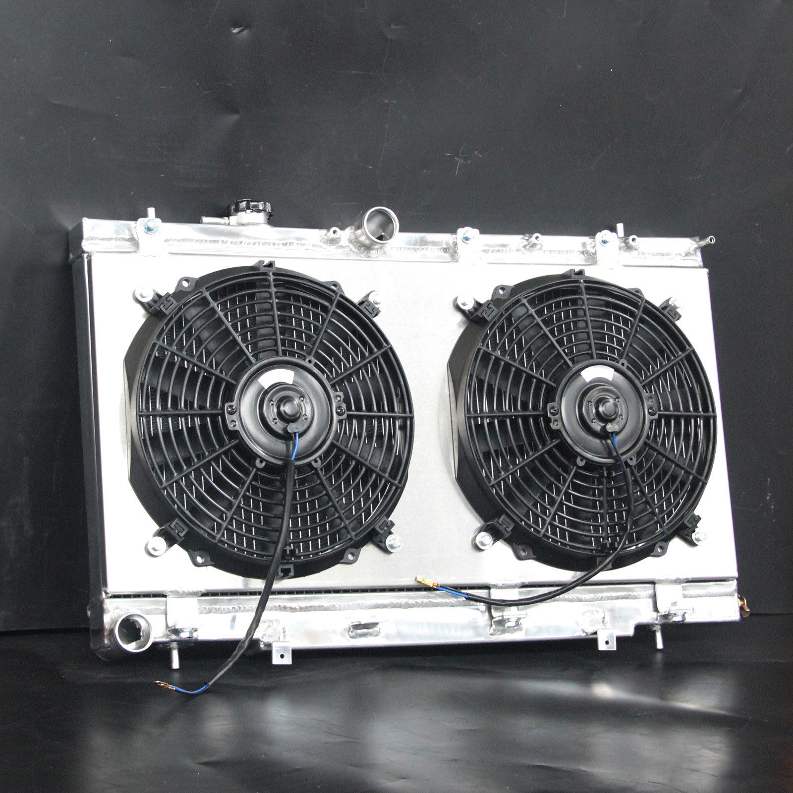 2703 RADIATOR & FAN SHOROUD FIT SUBARU IMPREZA WRX STI 03-07 2 ROWS ...