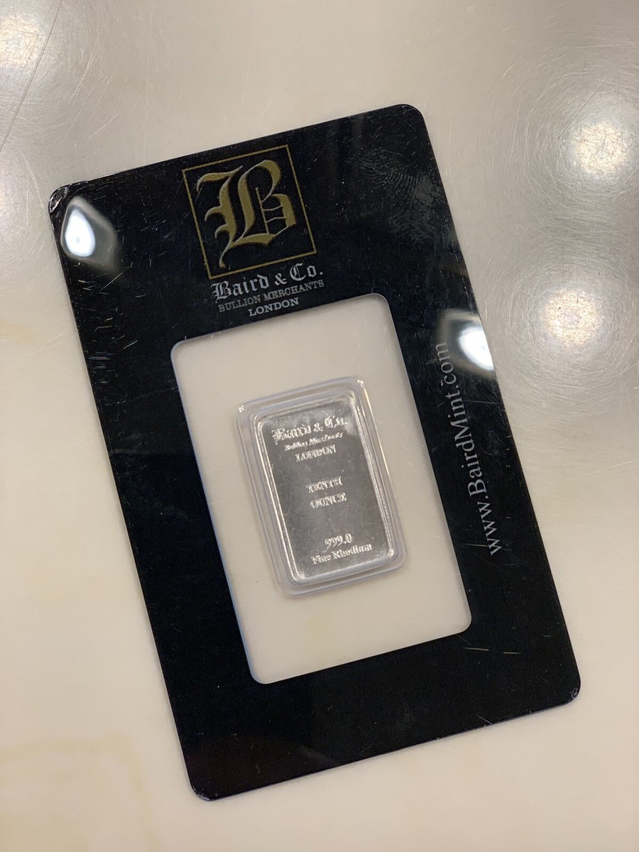 Rhodium Bar 1 Oz