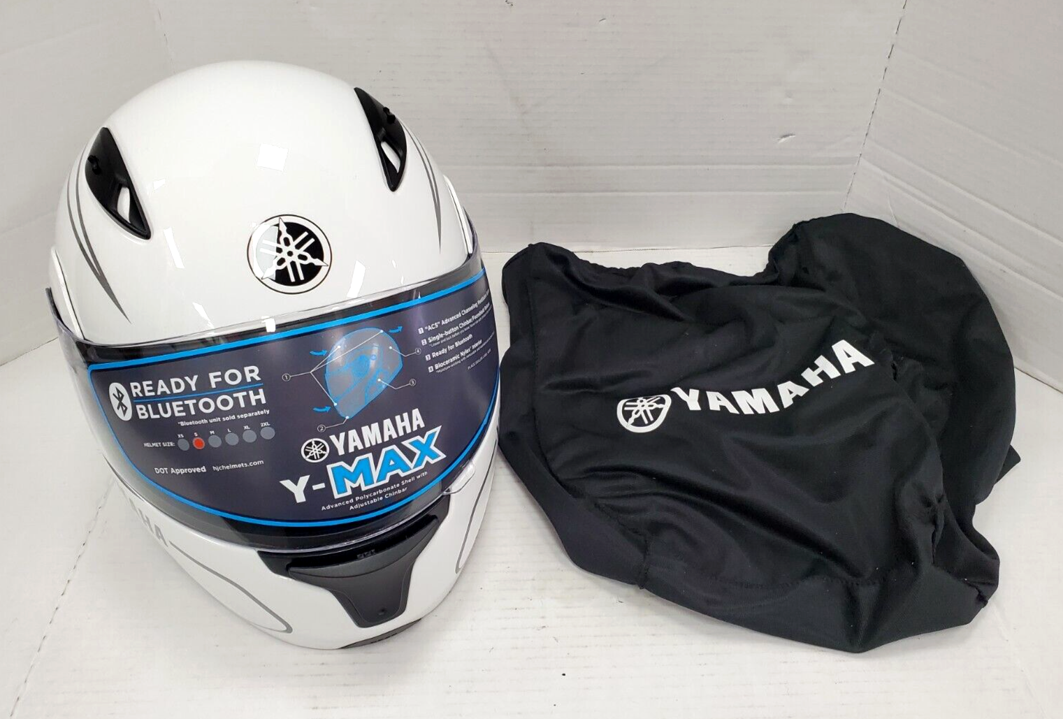 YAMAHA YMAX HELMET BY HJC, Size - S | eBay