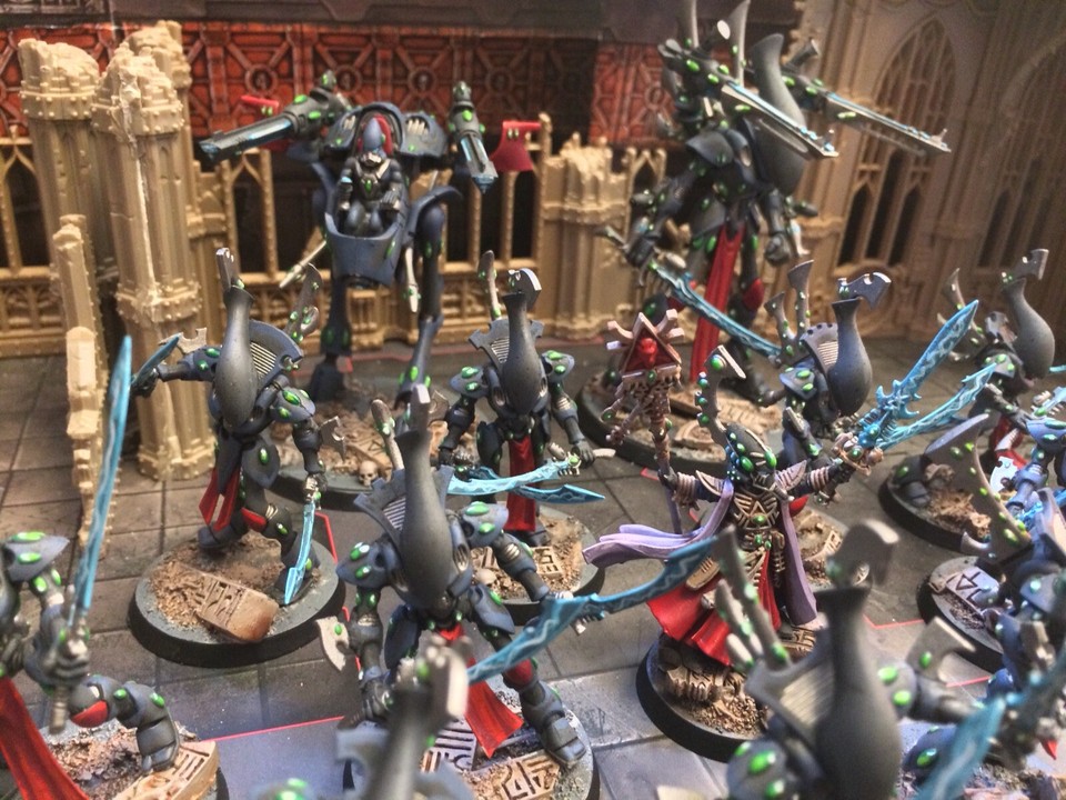 WHMS Eldar Army Painted Commission Warhammer 40k Aeldari Dark Battalion ...