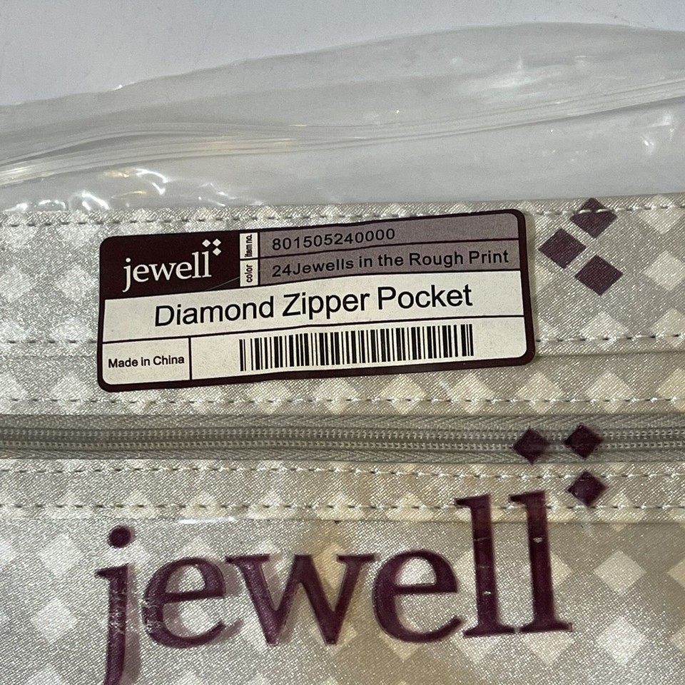 Lot Of 2 - Jewell by Thirty One Diamond Zipper Pocket | eBay