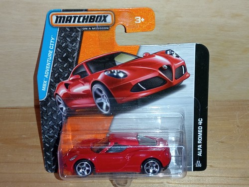 Matchbox Superfast / MB 905 - Alfa Romeo 4C - Red - SC Model Car x1 ...