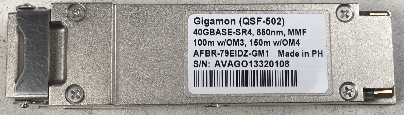 Gigamon Qsf-502 40g Base QSFP Sr4 Transceiver Module for sale online | eBay